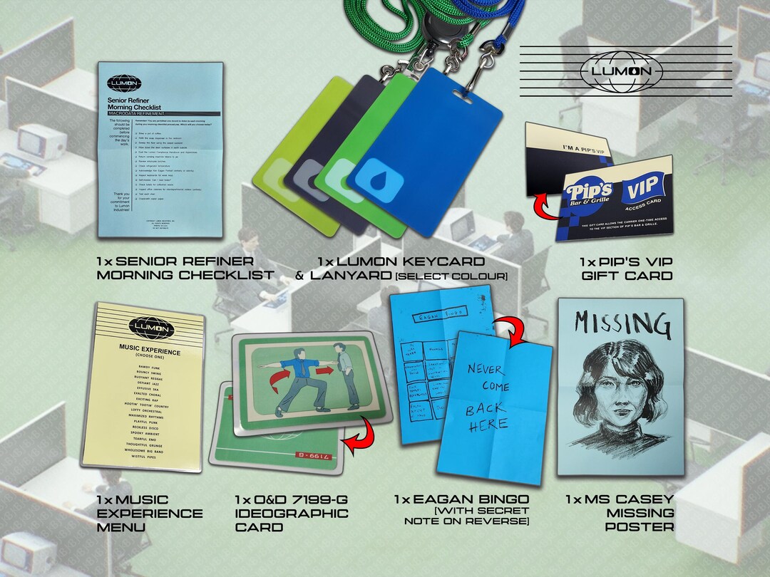 Lumon Industries Key Card - Severance Prop Party Goody Bag – ID Badge ...