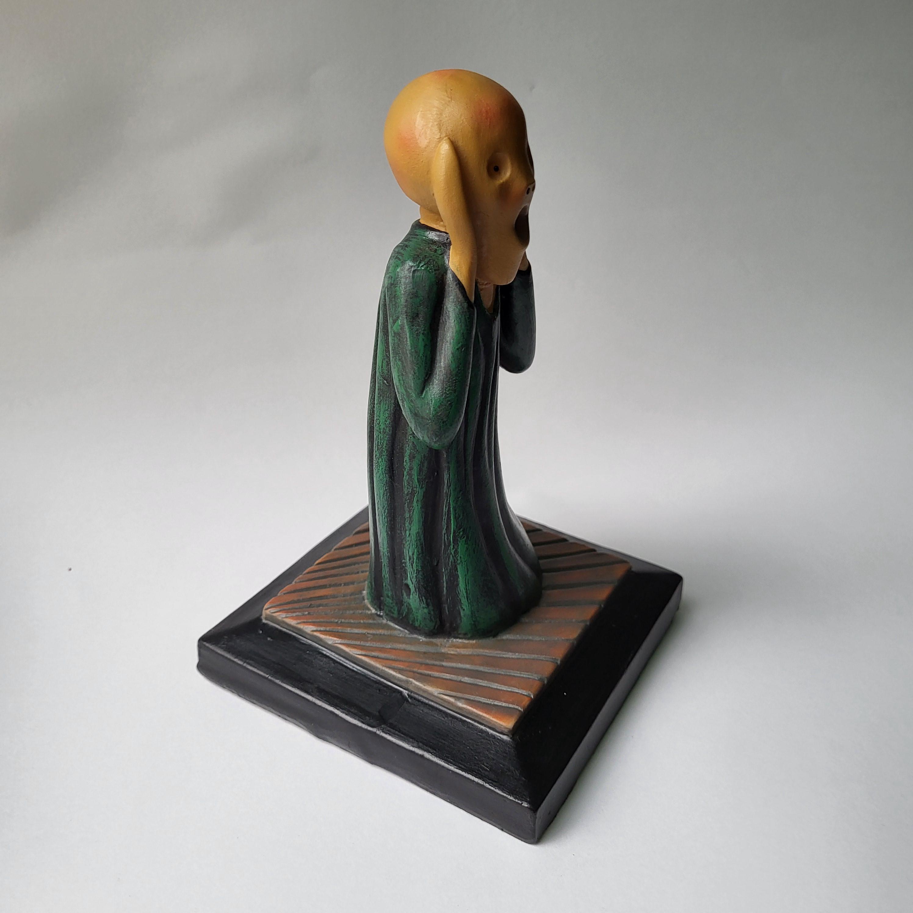 The Scream Statue: Edvard Munch Inspired Art by Ib Vegger - Etsy