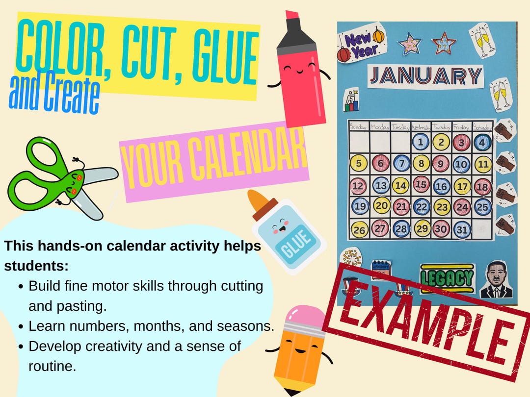 My Interactive Calendar Creations - Etsy