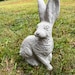 Concrete Outdoor Rabbit Sculpture - Etsy