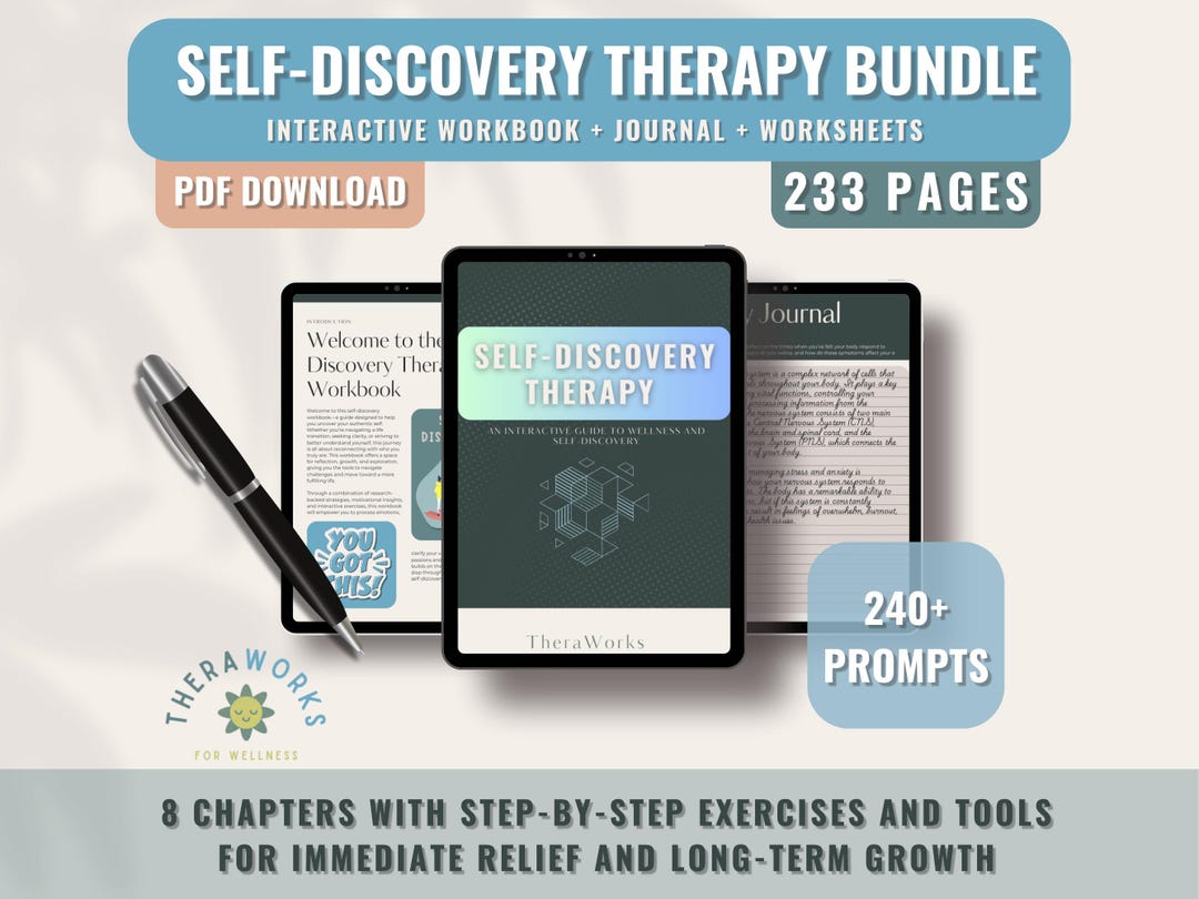 Self Discovery Workbook Journal - Self-discovery Journal Prompts ...