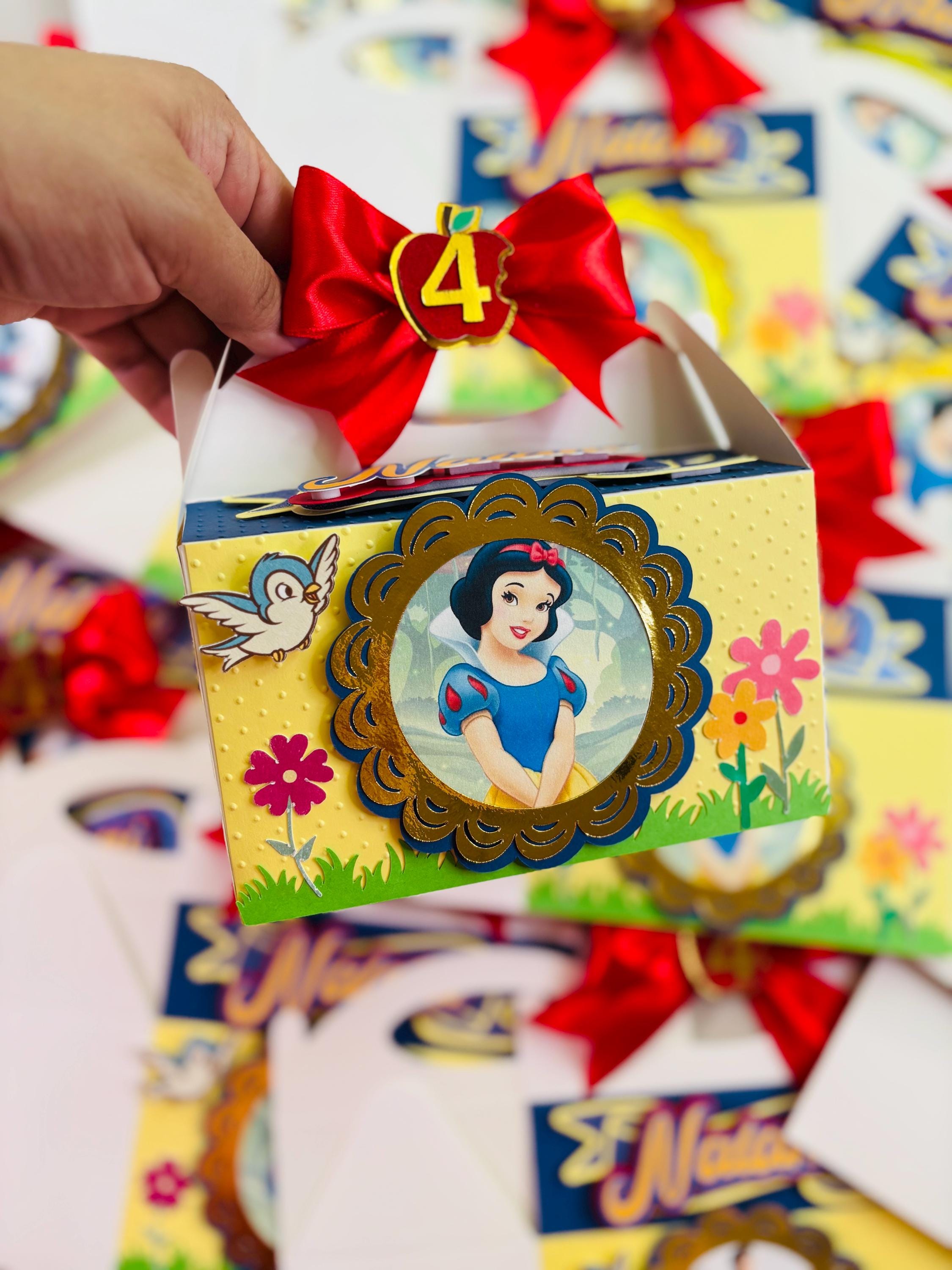 Princess Favor Boxes, Snow White Party Favors, Princess Snow White ...