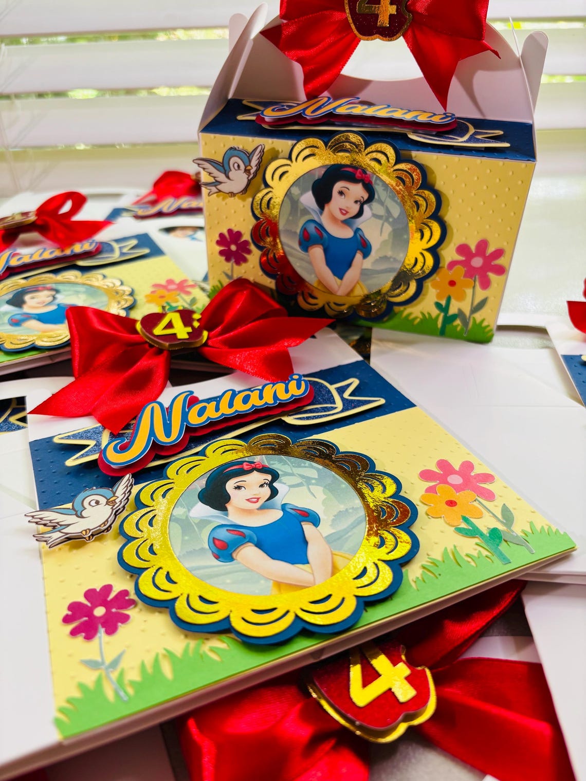 Princess Favor Boxes, Snow White Party Favors, Princess Snow White ...