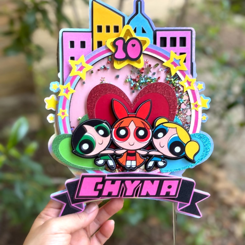 Powerpuff Girls Cake Topper - Etsy