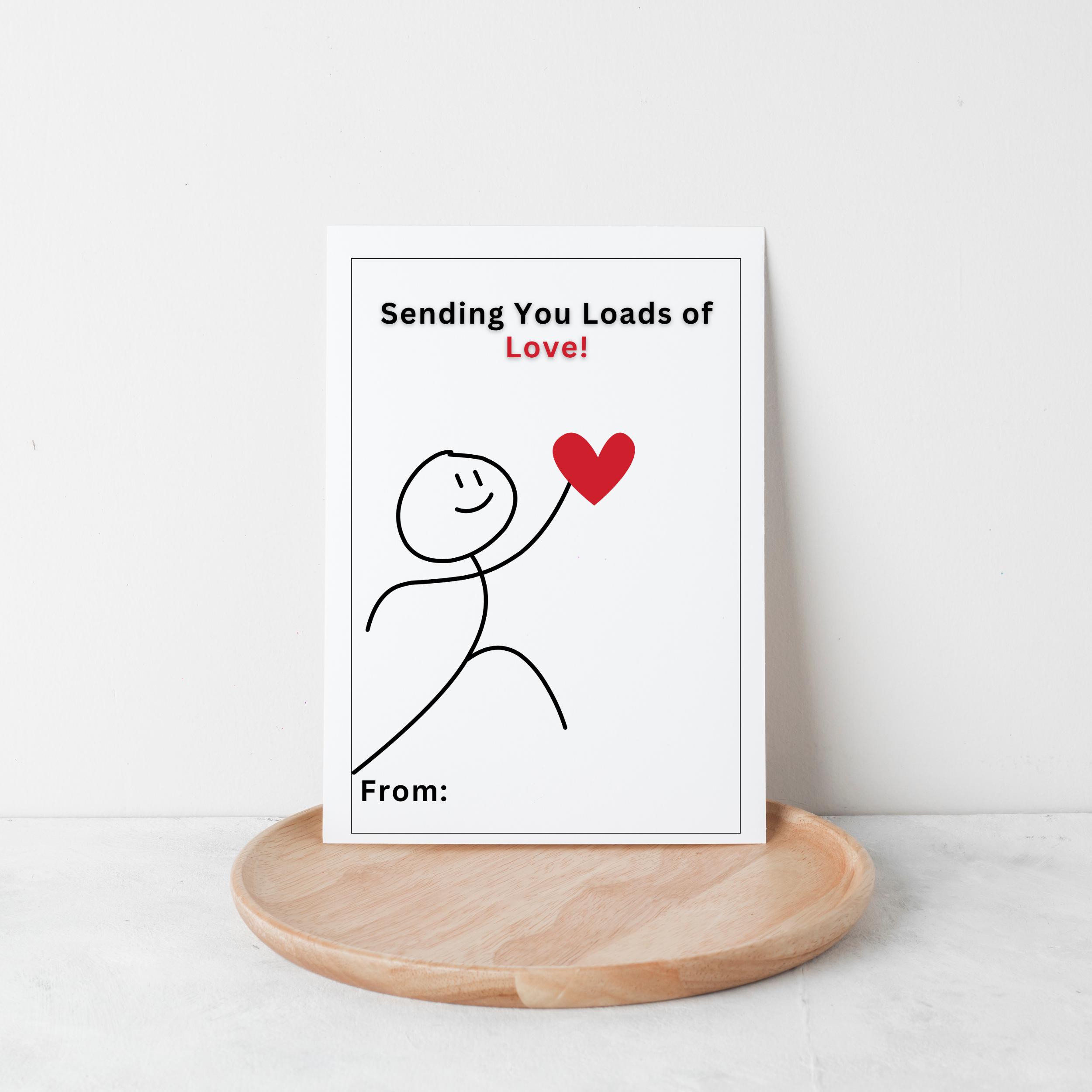 Funny Slang Kids Valentine's Day Cards, Printable Classroom Valentines ...