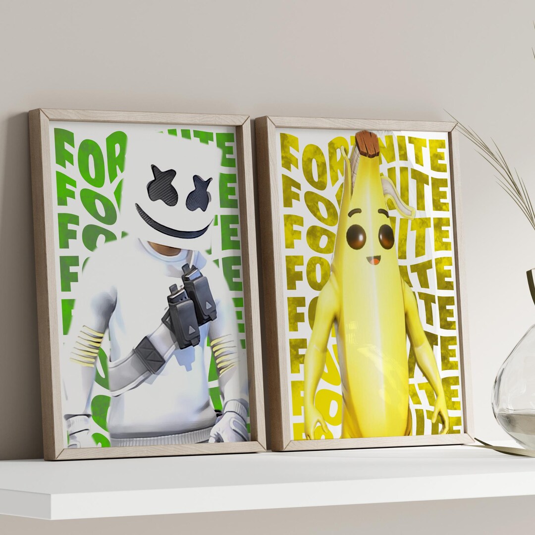 Watercolor Gaming Wall Art | Personalized Video Game Characters Print ...