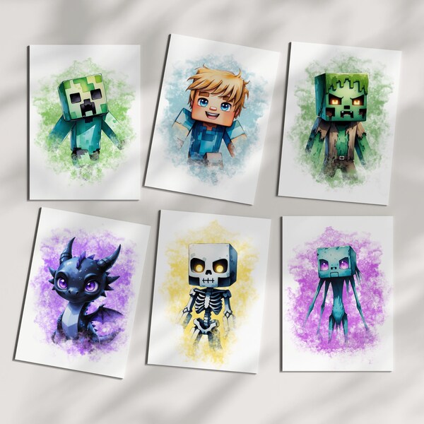 Mincraft Posters - Etsy