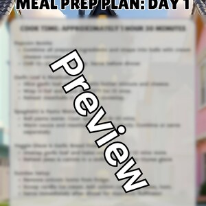 Despicable Me Dinner Menu, Grocery List, Meal Prep (editable Canva ...