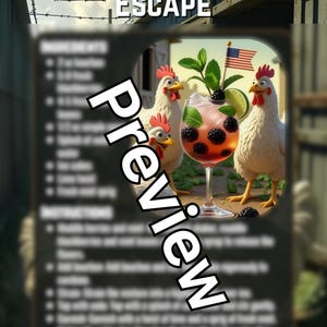 Chicken Run Dinner & Cocktail Menus (includes Grocery List, Cooking ...