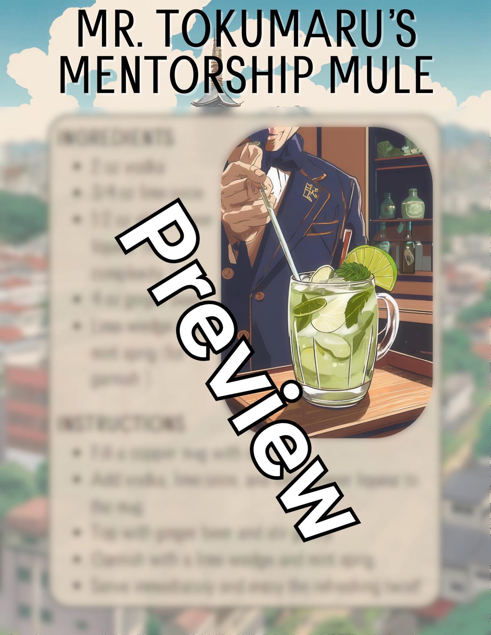 From up on Poppy Hill THEMED Dinner and Cocktail Menus (includes ...