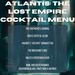 Atlantis: the Lost Empire Dinner and Drinks EDITABLE Menus (digital ...