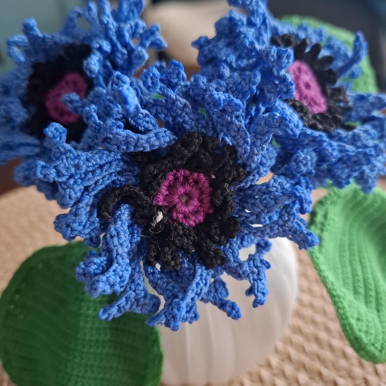 PDF Crochet Pattern – Cornflowers, DIY Flowers, Home Decor, Gift - Etsy