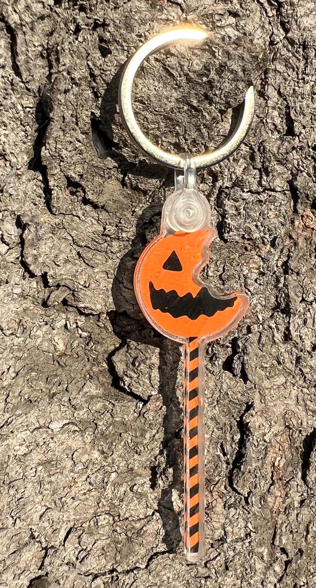 Trick R Treat Sam Pumpkin Lollipop Keychain - Etsy