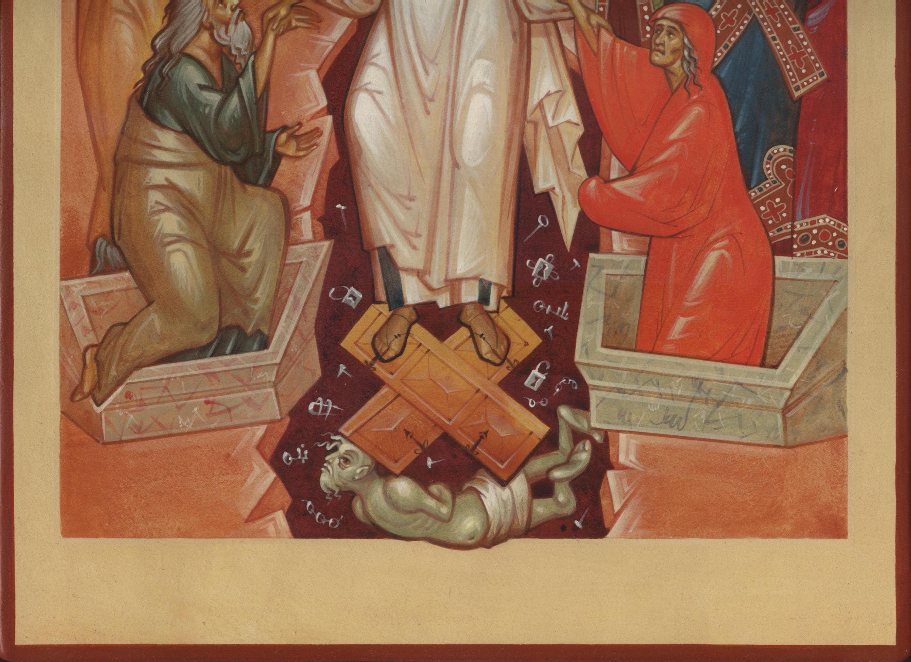 Icon of the Resurrection - Descent Into Hell - Etsy