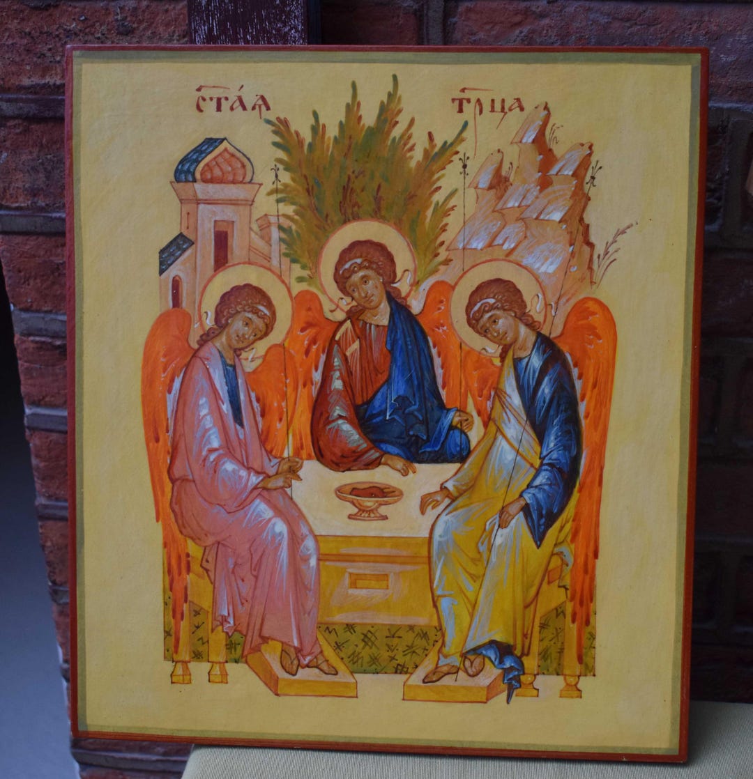Icon of the Holy Trinity - Etsy
