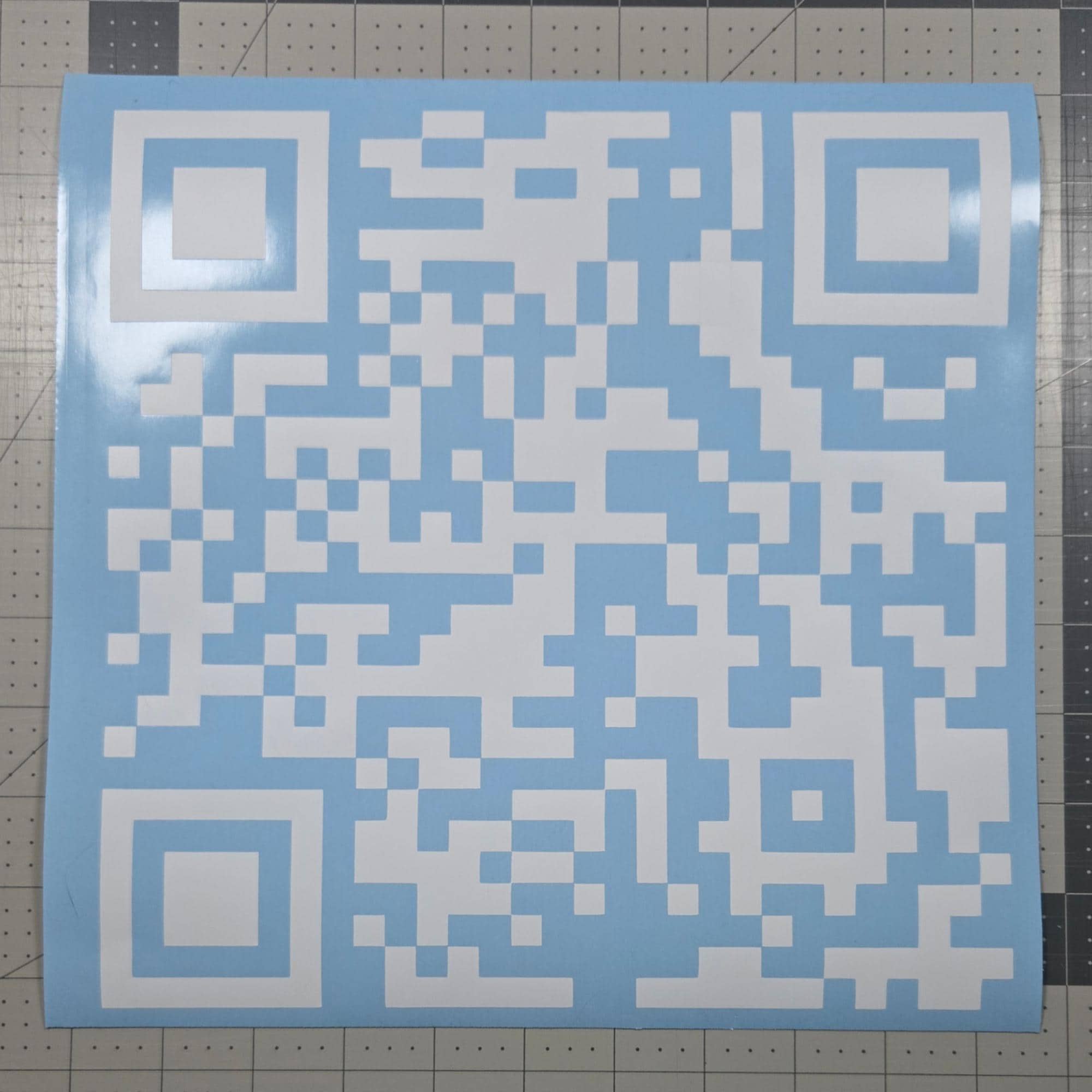 Custom QR Code Vinyl Car Truck Decal Sticker - Etsy