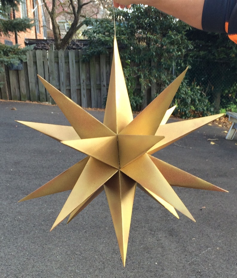 Moravian Paper Star Pattern 28 inch Digital Cutting Svgs Or Etsy Canada