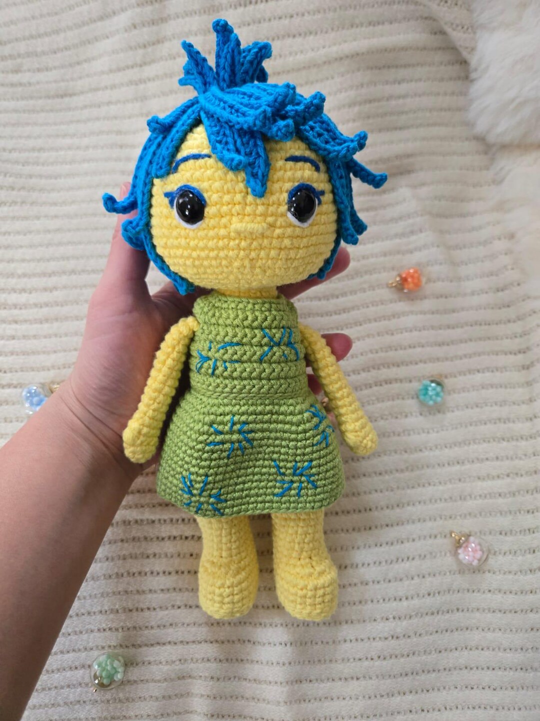 JOY Amigurumi, Crochet DOLL, Inside Out, Emotions, Hand-knitted Doll ...