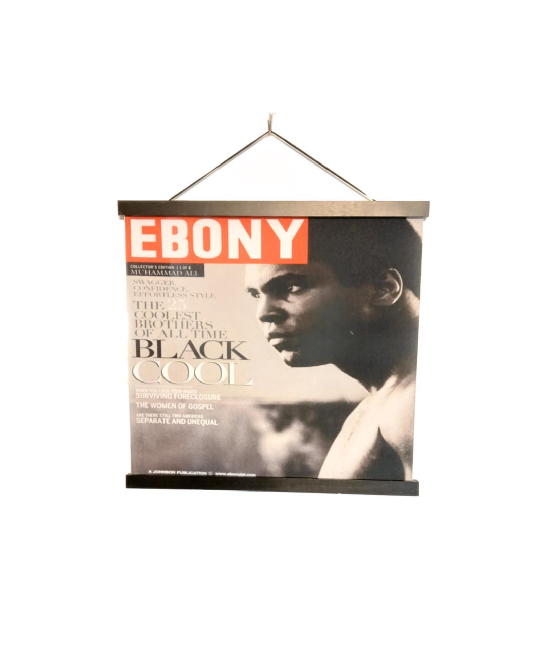 EBONY MAGAZINE COVER- Canvas Poster- Black Cool Collectors Edition ...