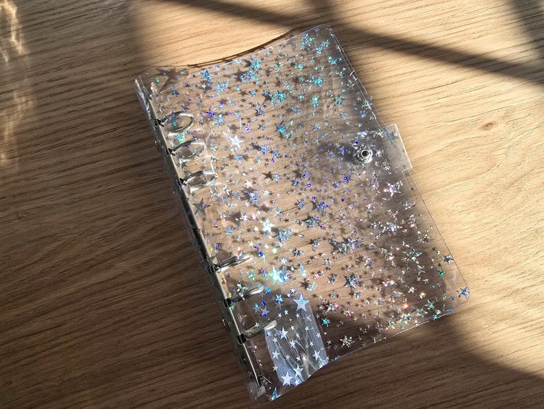 Cosmic Stars Iridescent A6 Binder (size: 7.25x5x1 Inches) - Etsy