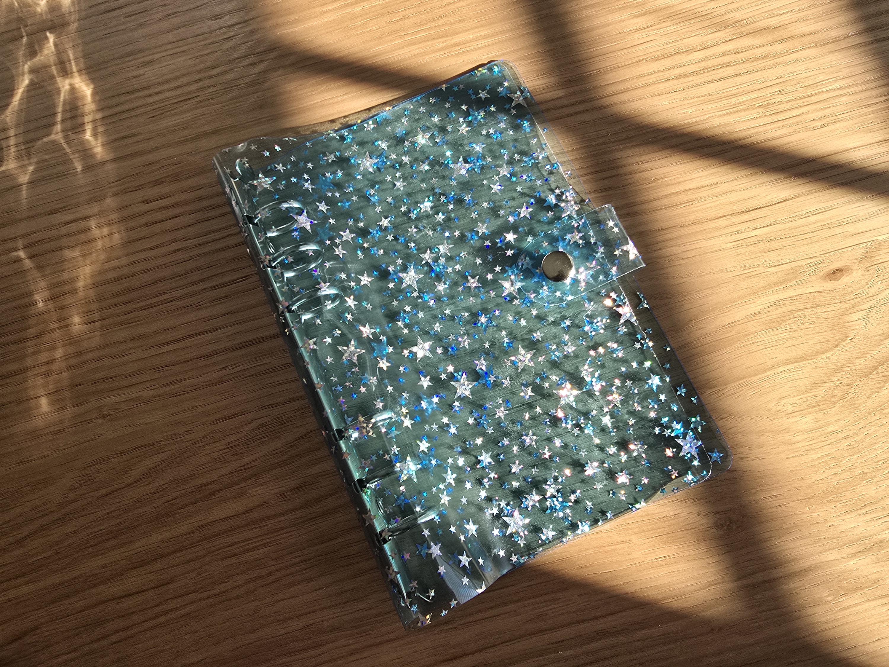 Cosmic Stars Iridescent A6 Binder (size: 7.25x5x1 Inches) - Etsy