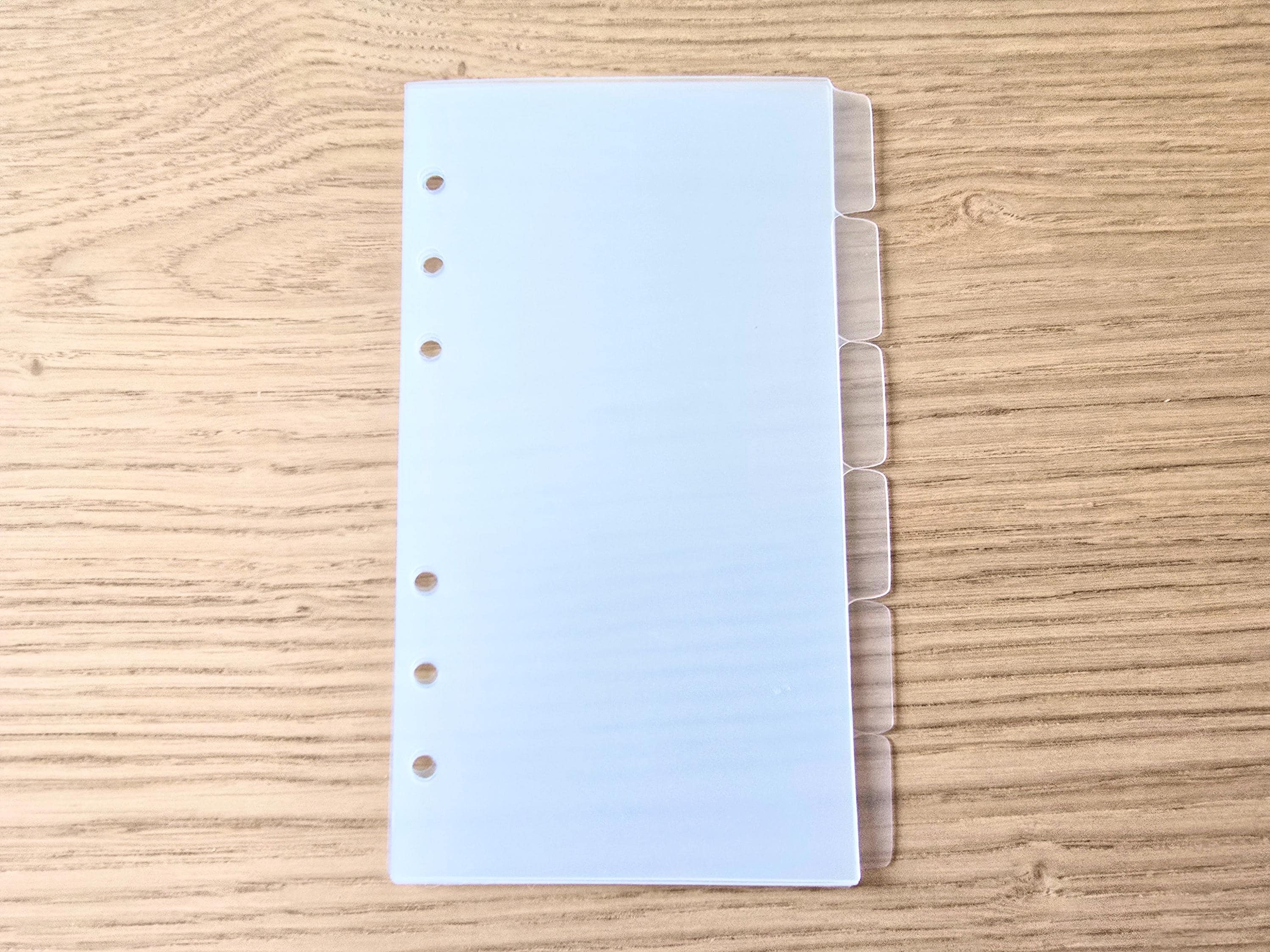 A6 Binder Inserts (papers and Dividers) - Etsy