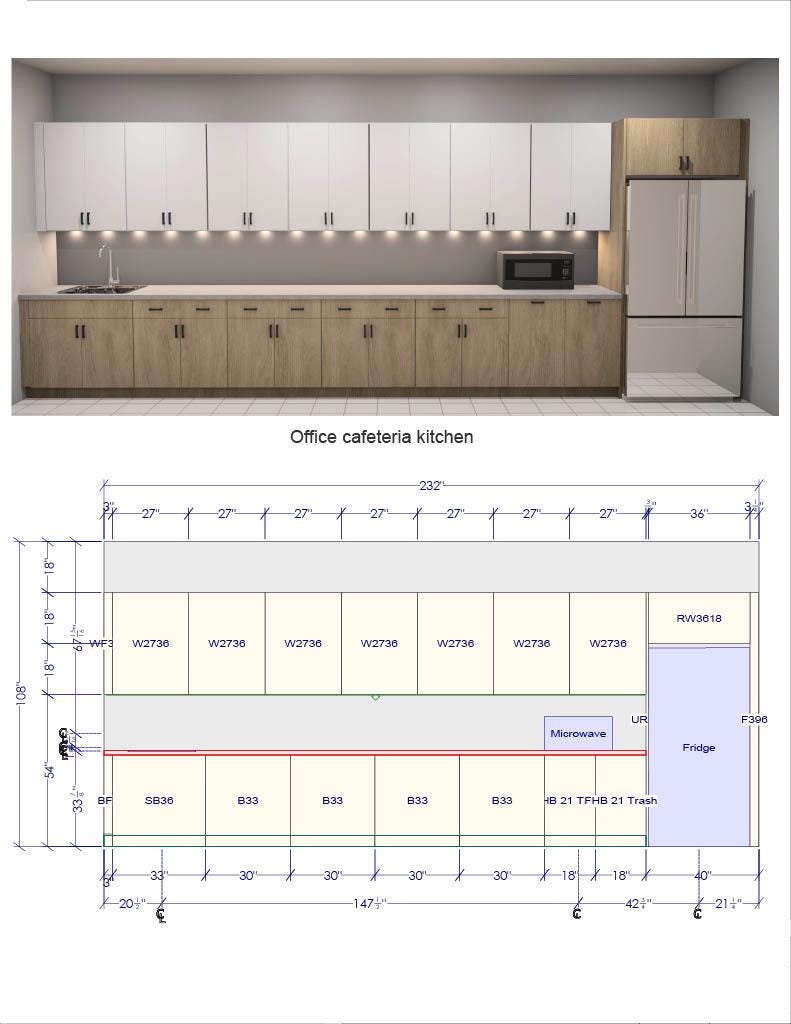 Kitchen Interior Design, Professional Floor Plan, Detailed Elevations ...