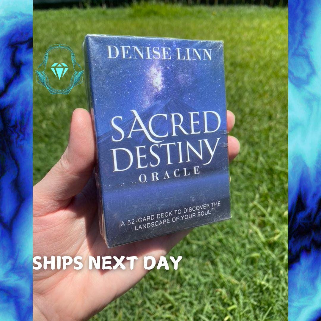 The Sacred Destiny Oracle Cards | Nature-inspired Guidance Deck | 52 ...