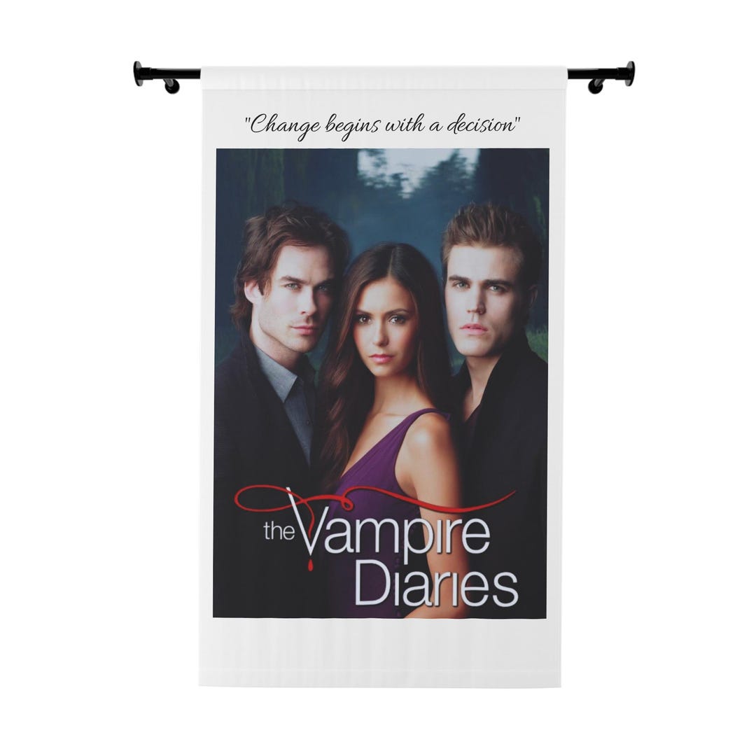 The Vampire Diaries Window Curtain Stylish & Dramatic Home Decor - Etsy