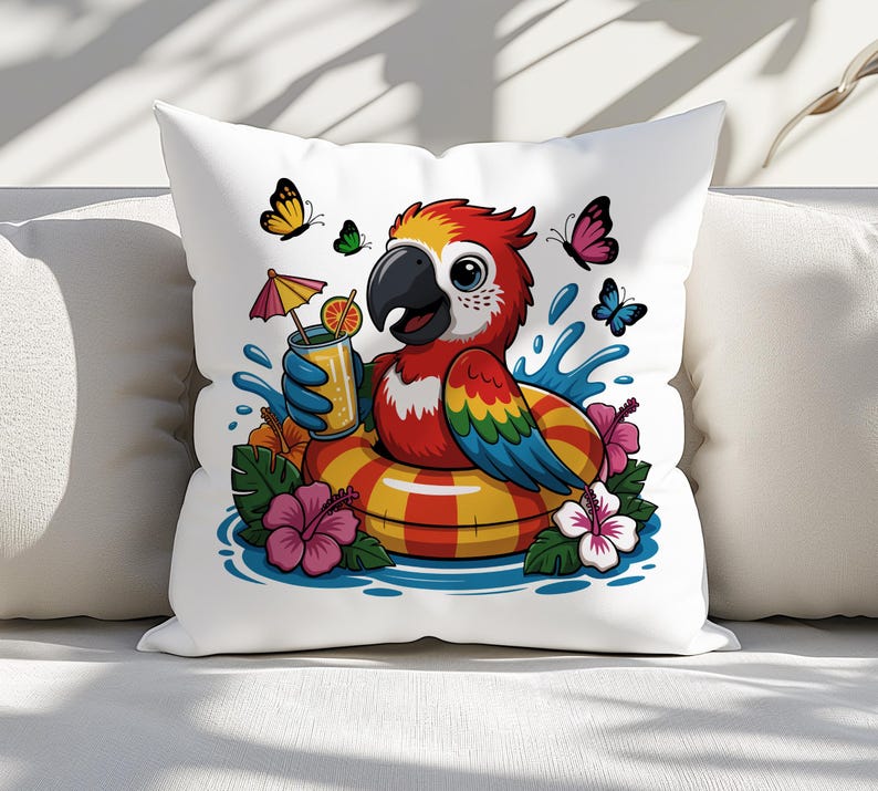 Summer Clipart PNG Bundle, Summer Animals Clipart, Summer PNG Design ...