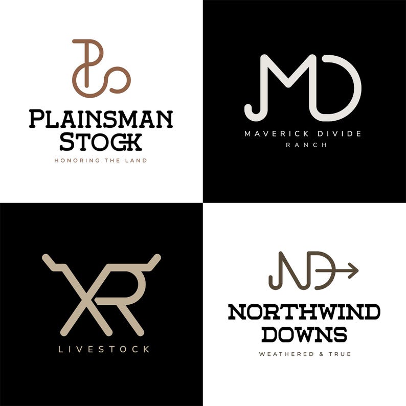 Custom Cattle Brand Design Service, Ranch Logo Design, Livestock Brand ...
