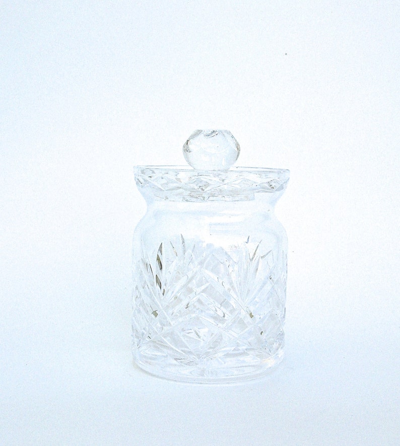 Vintage Cavan Crystal Lidded Jar ... Vintage Irish Crystal ... | Etsy