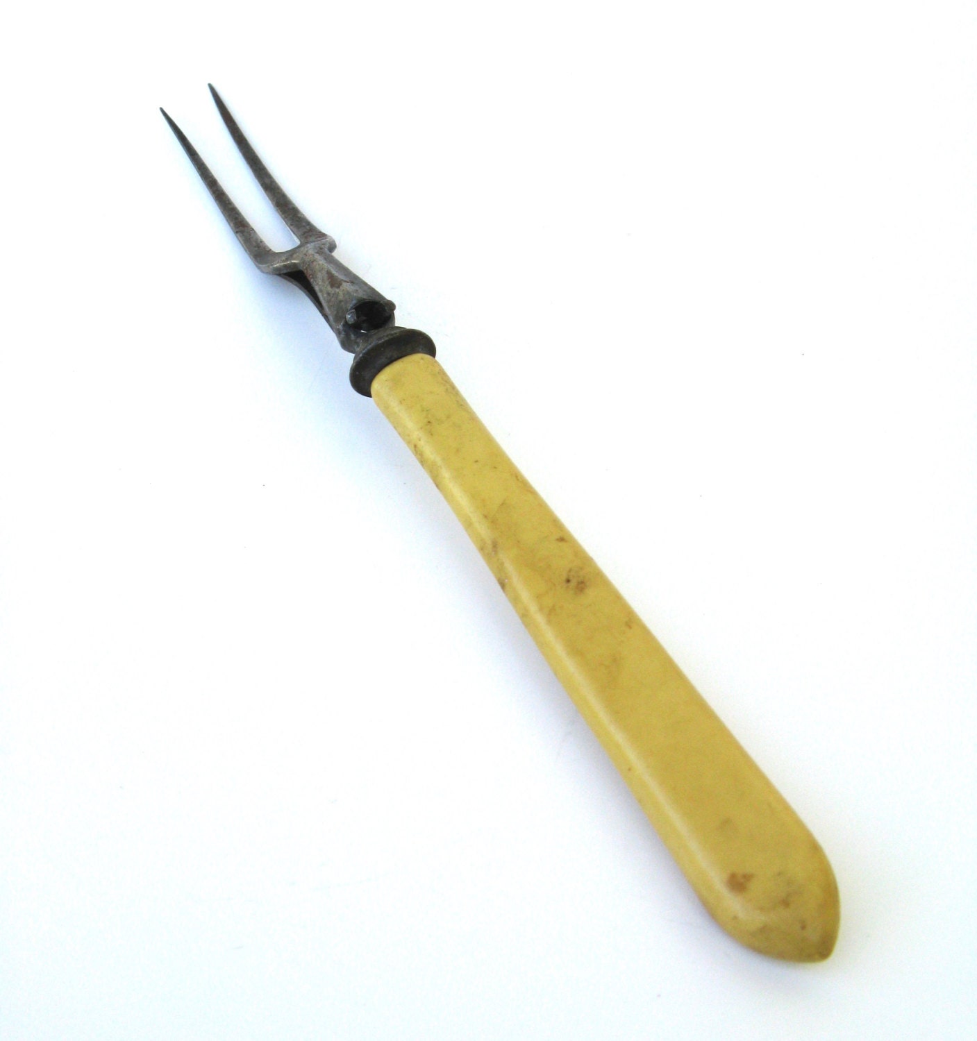 Antique Serving Fork ... Vintage Utensil ... Steel and - Etsy