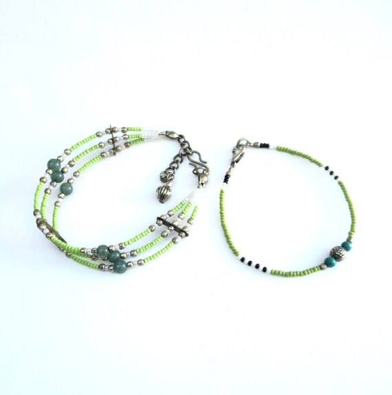 duo of 2 friendship bracelets ... two beautiful be… - Gem