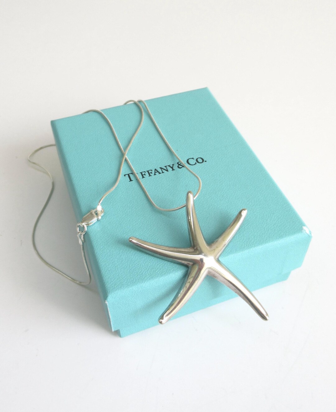 Vintage Tiffany & Co Sterling Silver Elsa Peretti Starfish Pendant ...