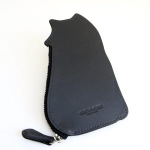 Rare Coach Limited Edition Fox Coin Case ... Slim Pouch ... Purse With ...