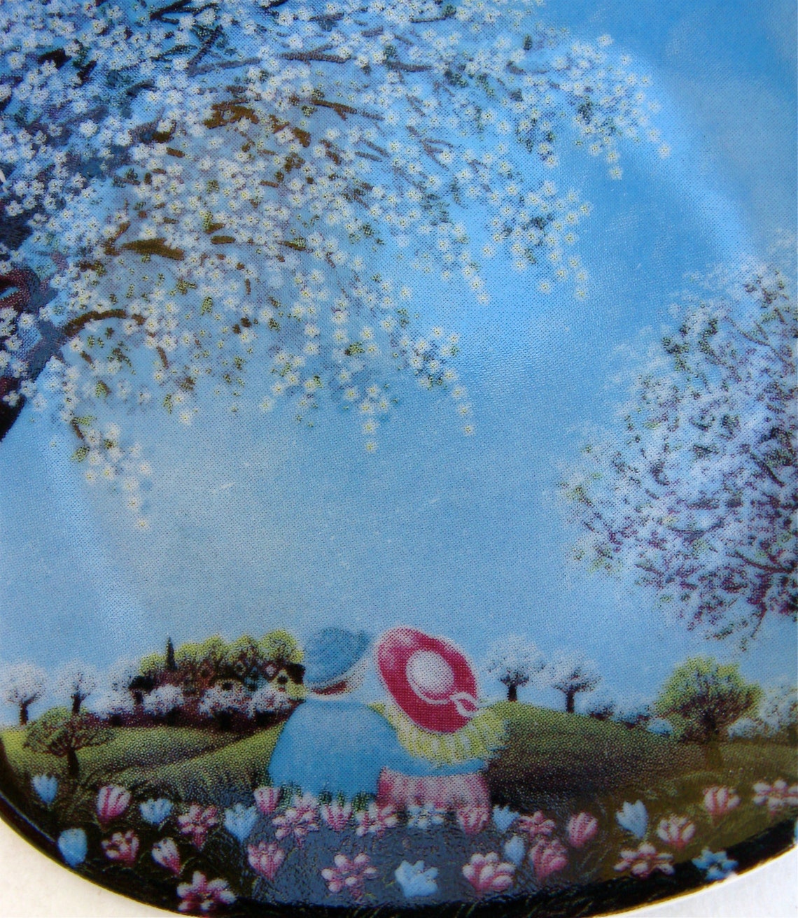 Vintage Finnish Ceramic Wall Tile Plaque ... Decorative Spring Wall ...