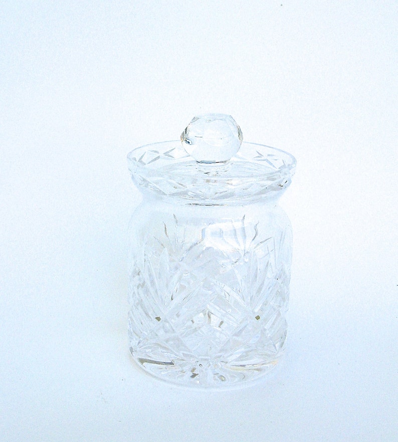 Vintage Cavan Crystal Lidded Jar ... Vintage Irish Crystal ... | Etsy