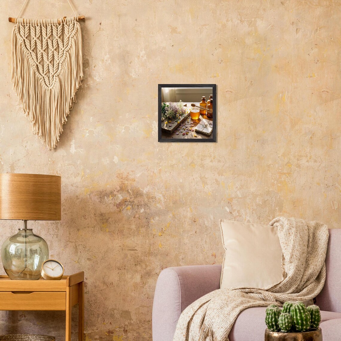 Rustic Herbal Apothecary Decor Premium Wooden Framed Poster With Museum ...
