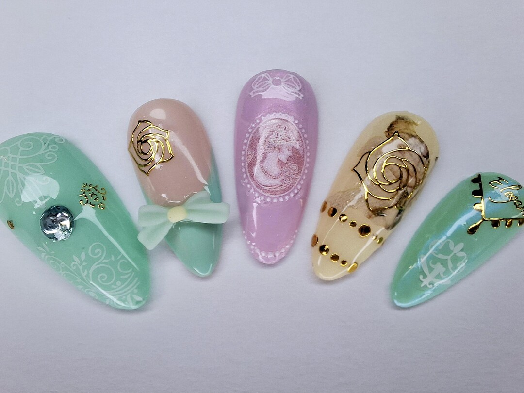 Bridgerton Capsules Nail Art - Etsy