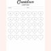 Printable Countdown Calendar - Etsy