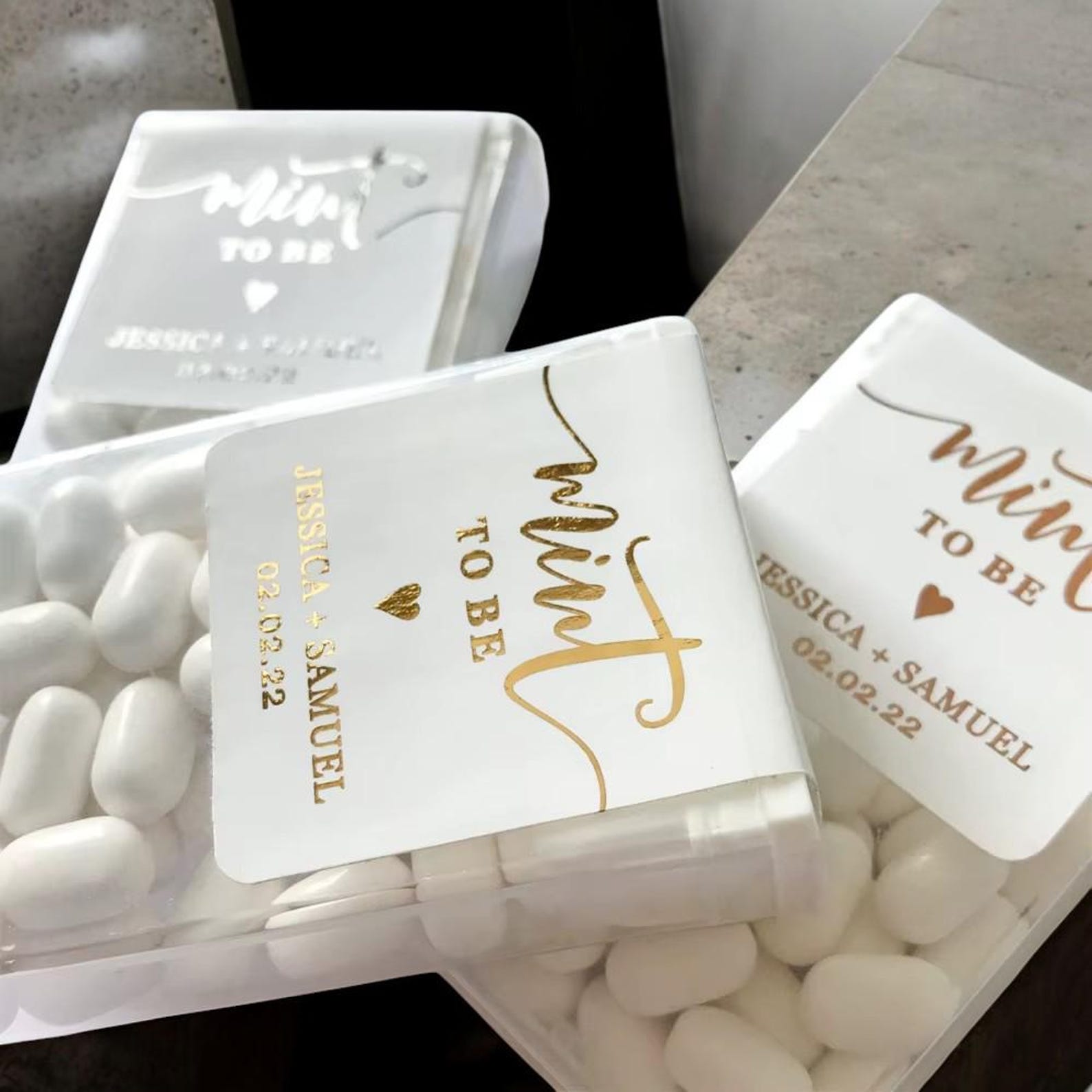 Personalized Mint to Be Wedding Favor Labels: Custom Candy Stickers - Etsy