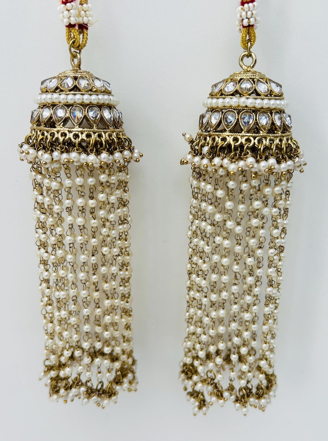 Punjabi Wedding Kaleera: Indian Kalira/ Hand Hanging Traditional Bridal ...