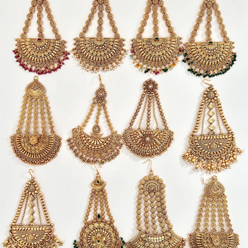 Pakistani Jhumar Jewelry - Etsy
