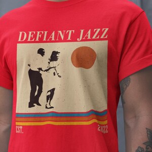 Defiant Jazz Severance TV Show | Retro Jazz Music Tee | Defiant Jazz ...