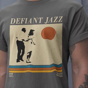 Defiant Jazz Severance TV Show | Retro Jazz Music Tee | Defiant Jazz ...