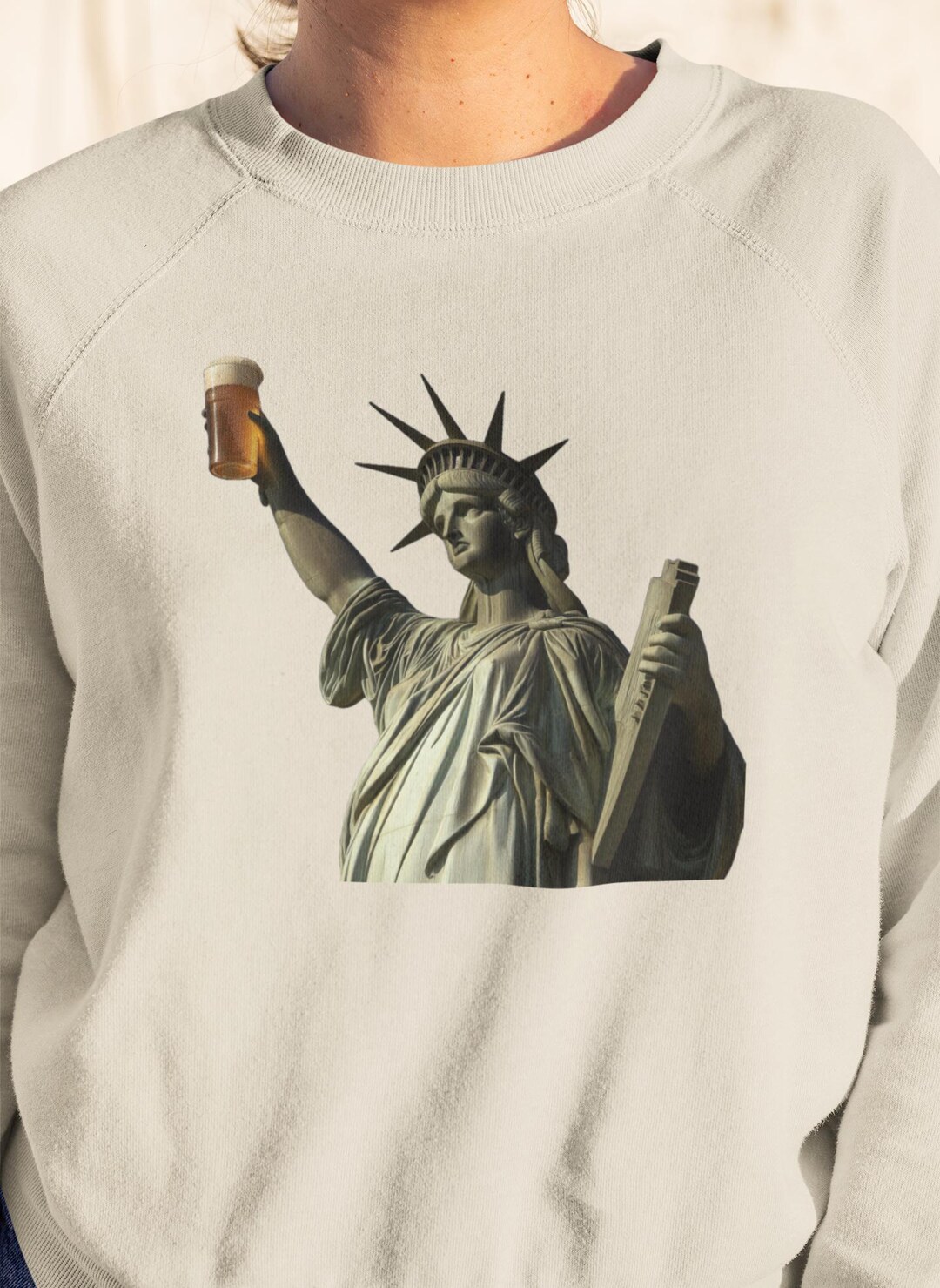 Irish Day Drinking Beer Peace Freedom Statue of Liberty St Patricks Day ...