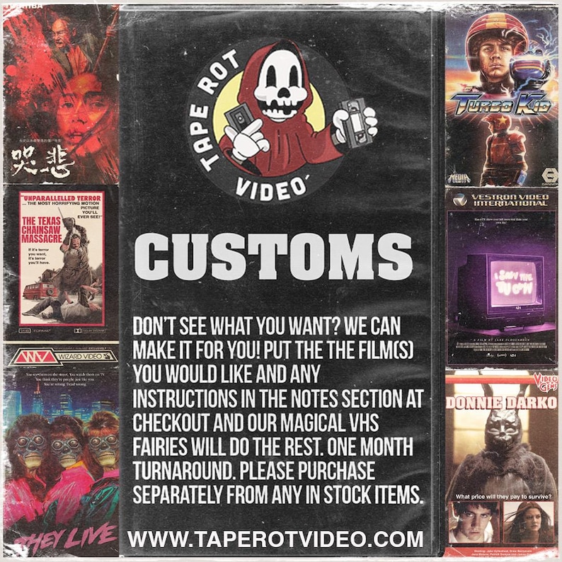 Custom VHS & Artwork - Etsy