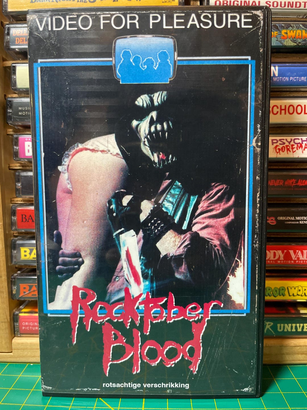 Rocktober Blood Custom VHS Horror - Etsy