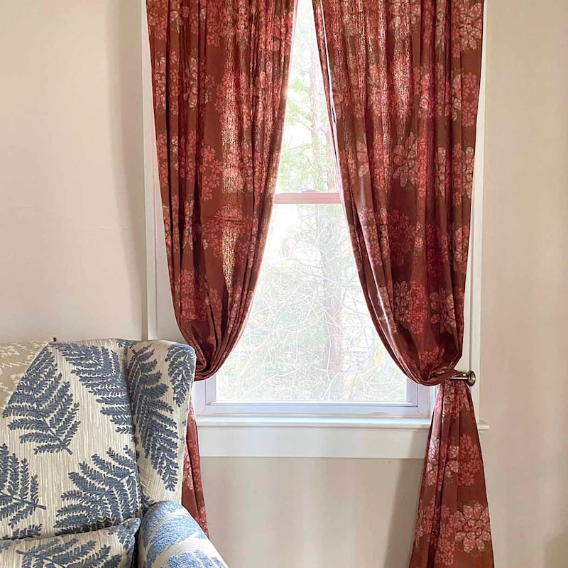 Terracotta Curtain - Etsy